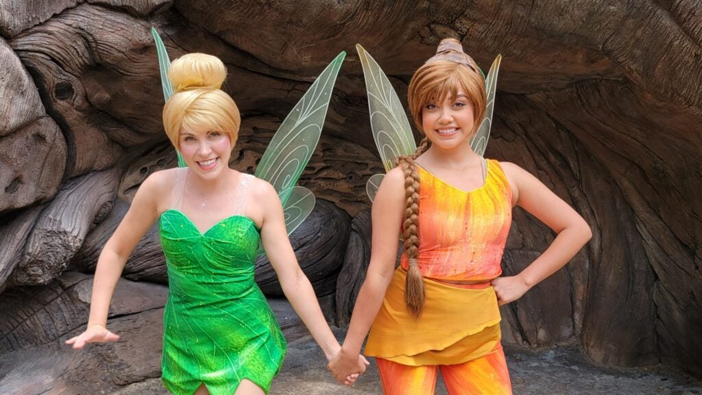 Tinker Bell and Fawn Meeting Guests in Disney’s Animal Kingdom for ...