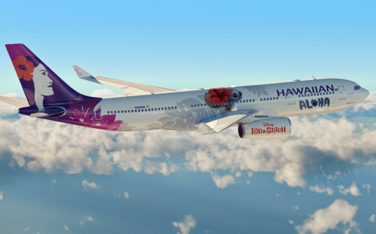 Hawaiian Airlines Debuts New Lilo & Stitch Designed Planes | Chip and ...