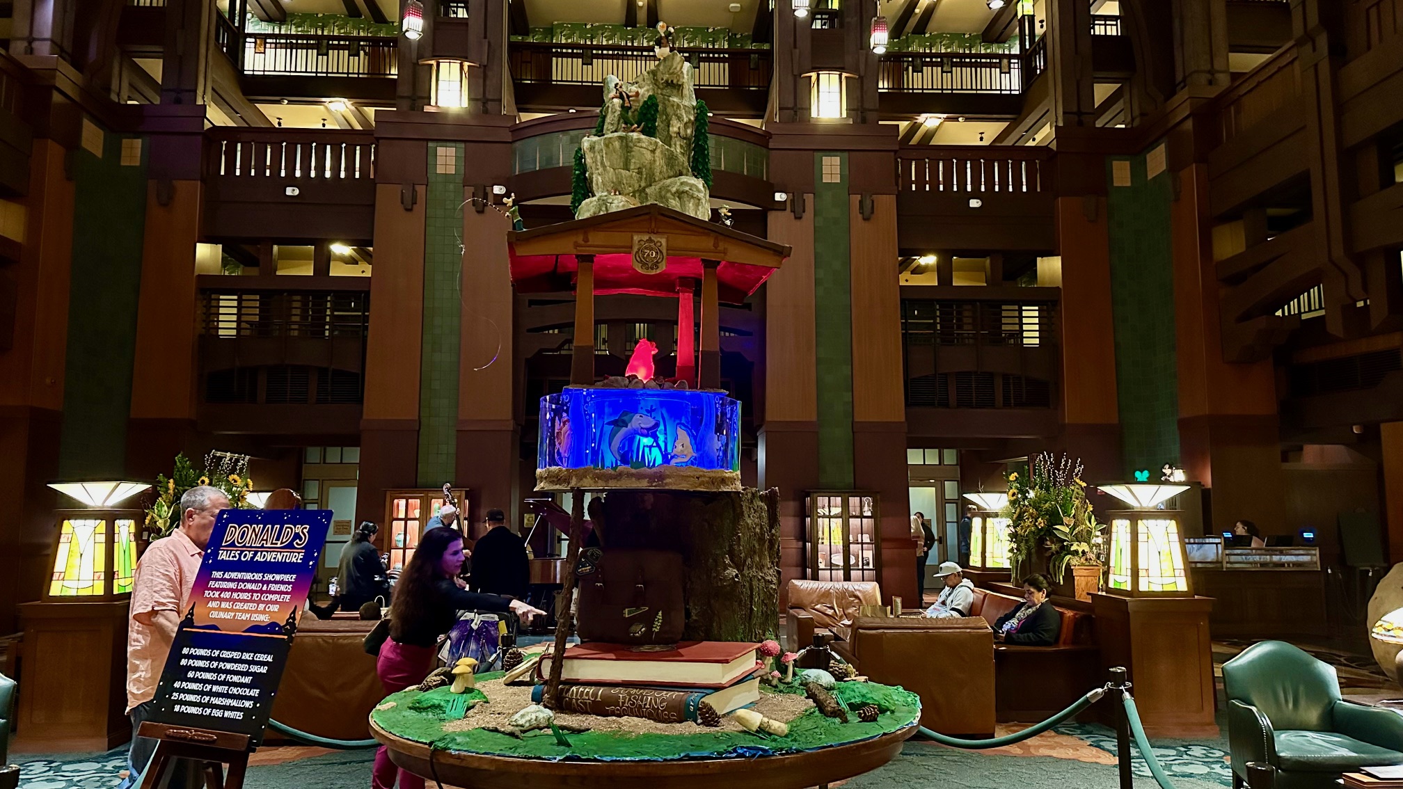 Donald's Tales of Adventure Candy Display at Disney's Grand Californian ...