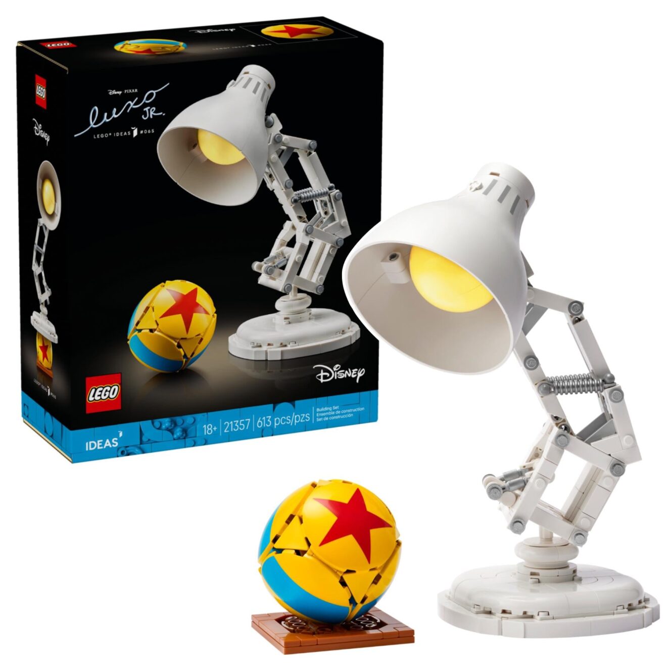 Announcing the LEGO Pixar Lamp Luxo Jr. Set | Chip and Company