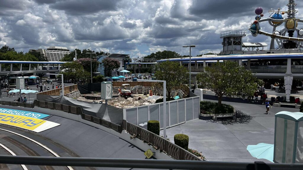 Birds Eye View of the Cool Ship Refurbishment in the Magic Kingdom ...