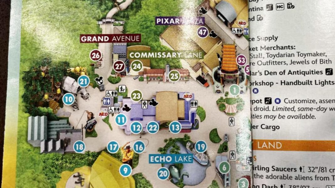 Disney’s Hollywood Studios Guidemap No Longer Showing Muppet Vision 3D ...