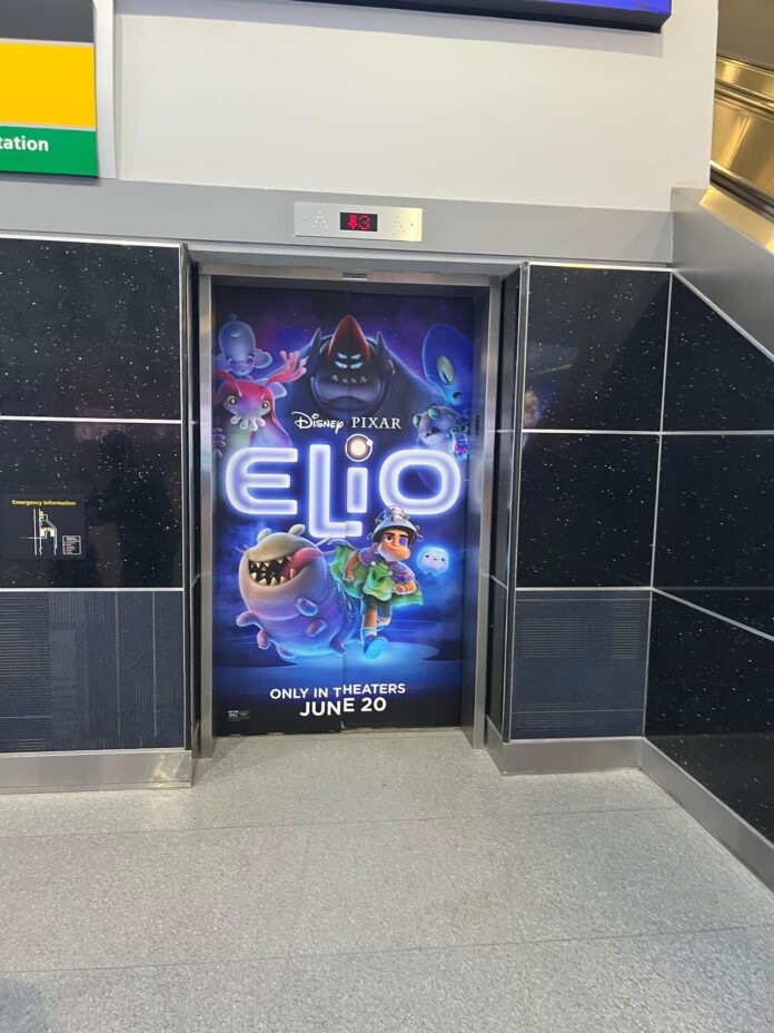 JFK Airport in New York Decorated for Disney's Elio | Chip and Company