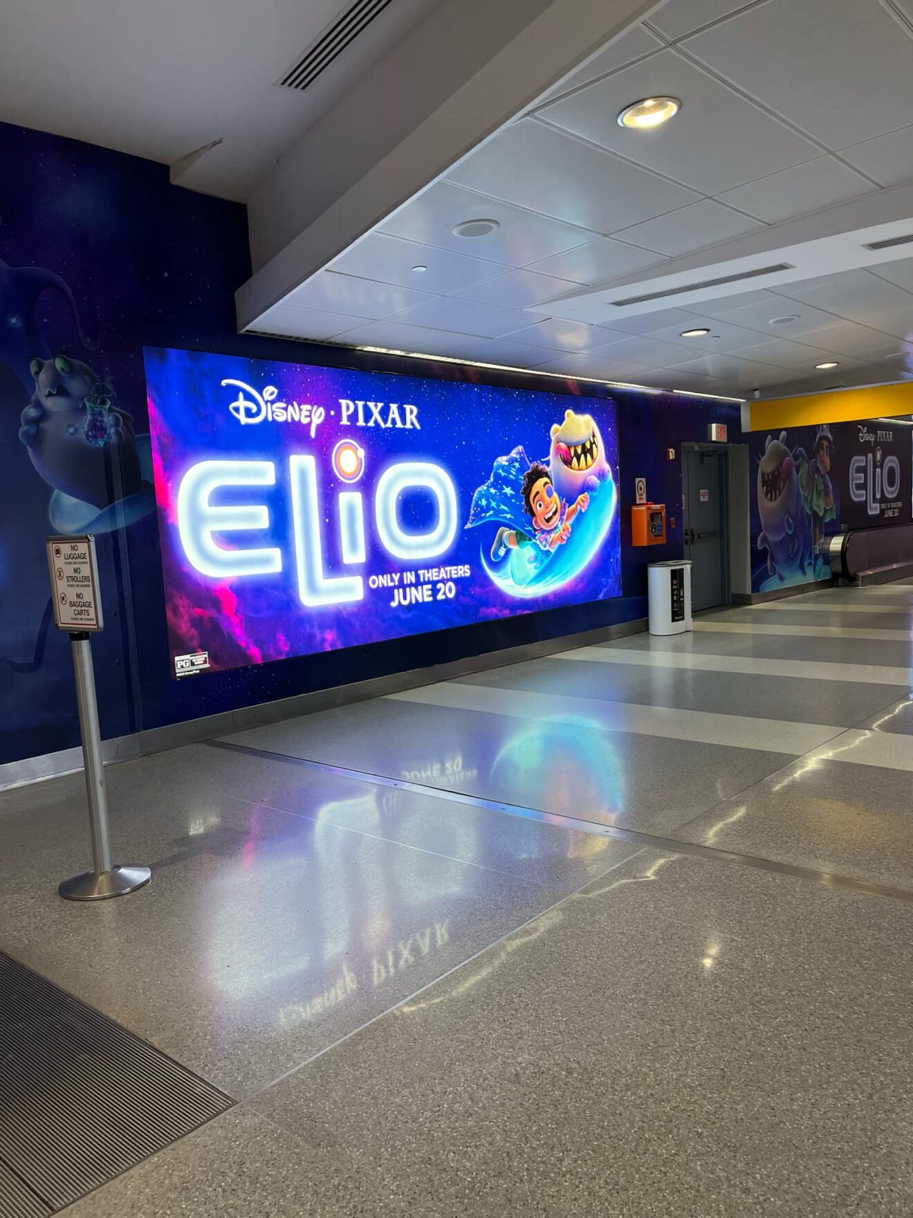 JFK Airport in New York Decorated for Disney's Elio | Chip and Company