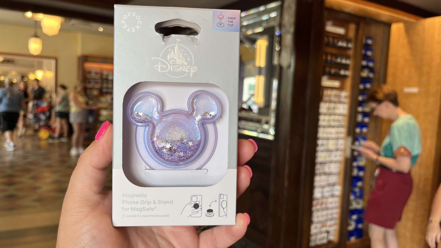 Sparkle Up Your Phone: Meet The Mickey Mouse Opalescent Purple Pop ...