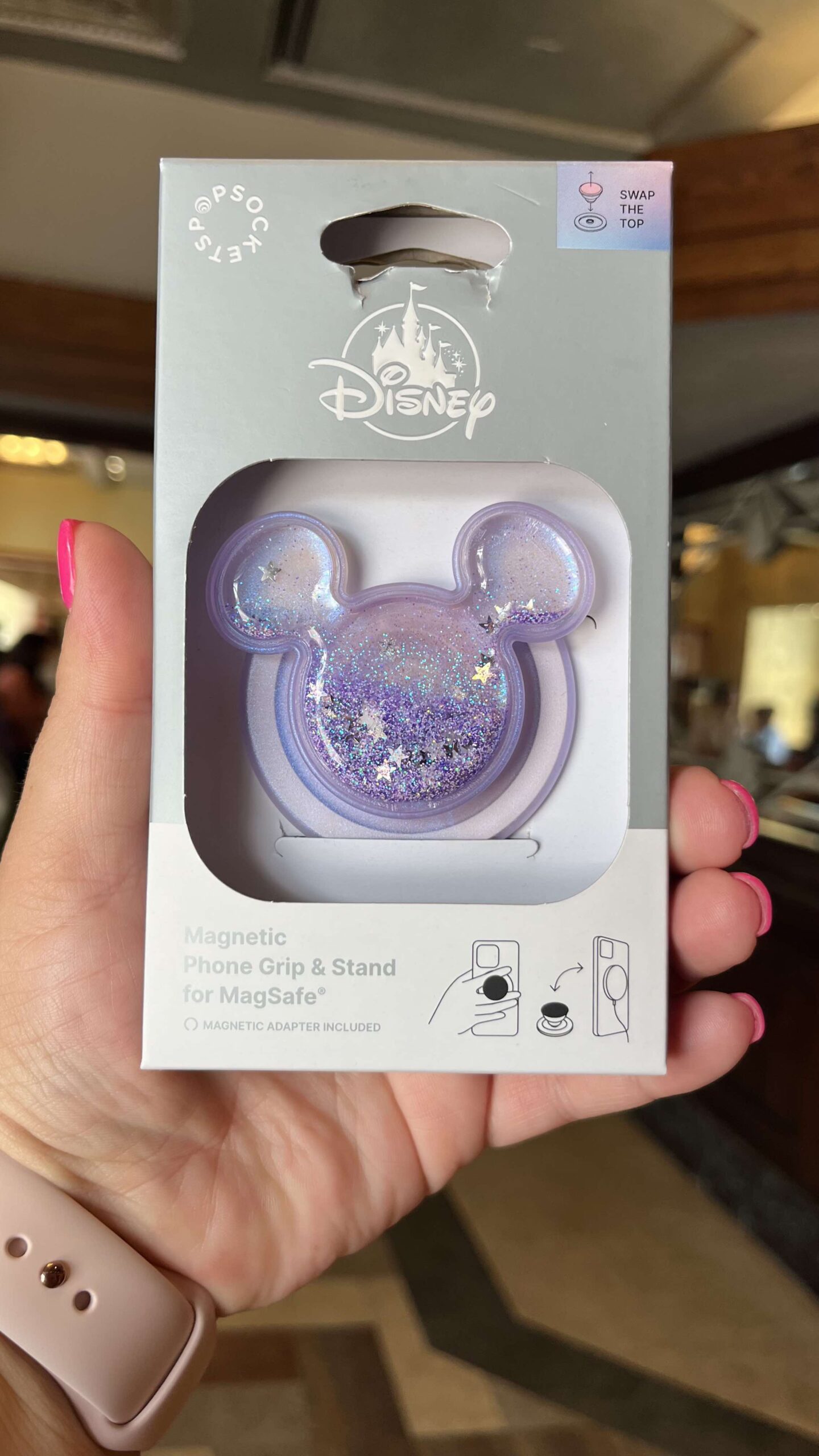 Sparkle Up Your Phone: Meet The Mickey Mouse Opalescent Purple Pop ...