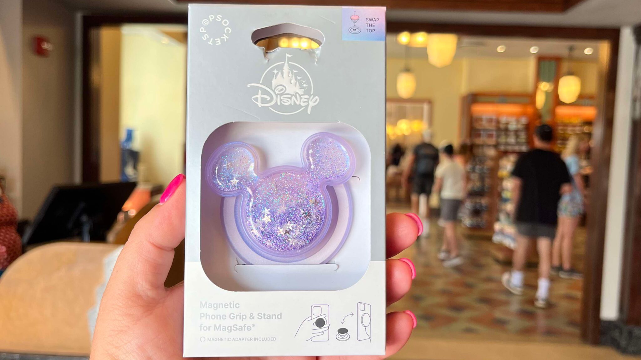 Sparkle Up Your Phone: Meet The Mickey Mouse Opalescent Purple Pop ...