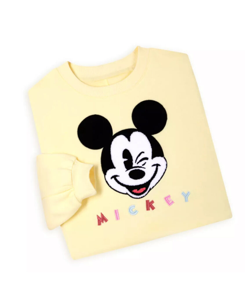 Seriously Obsessed: The Mickey Mouse Yellow Sweatshirt Is Here! | Chip ...