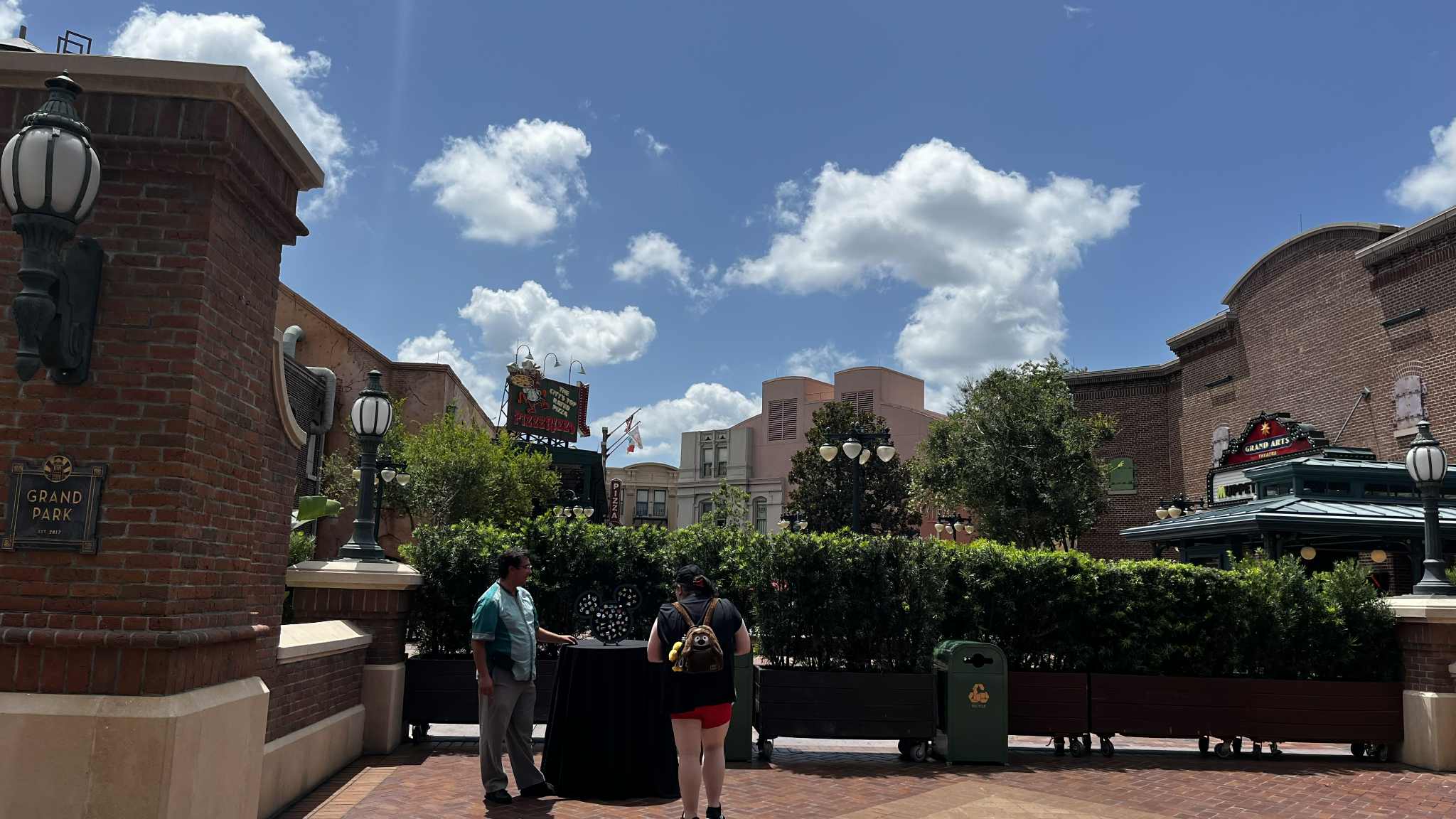 Muppets Courtyard Completely Walled Off with Planters | Chip and Company