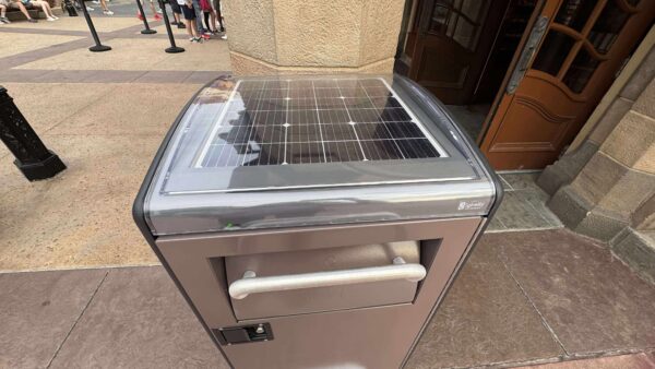 New Solar Powered Trash Cans at the Germany Pavilion in EPCOT | Chip and Company