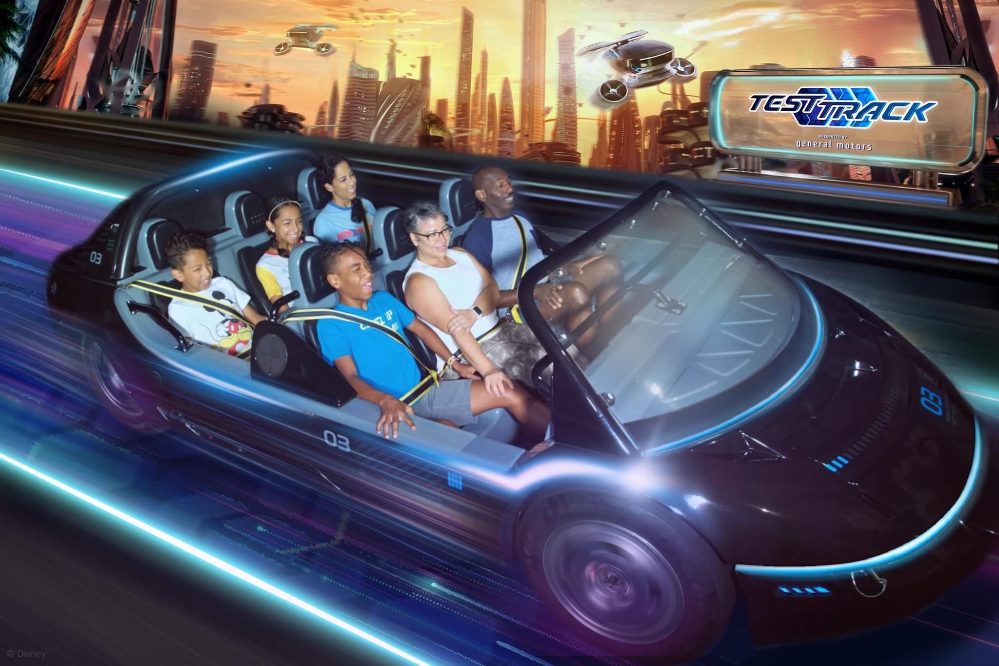New Test Track On-Ride Photopass Photo Revealed | Chip and Company