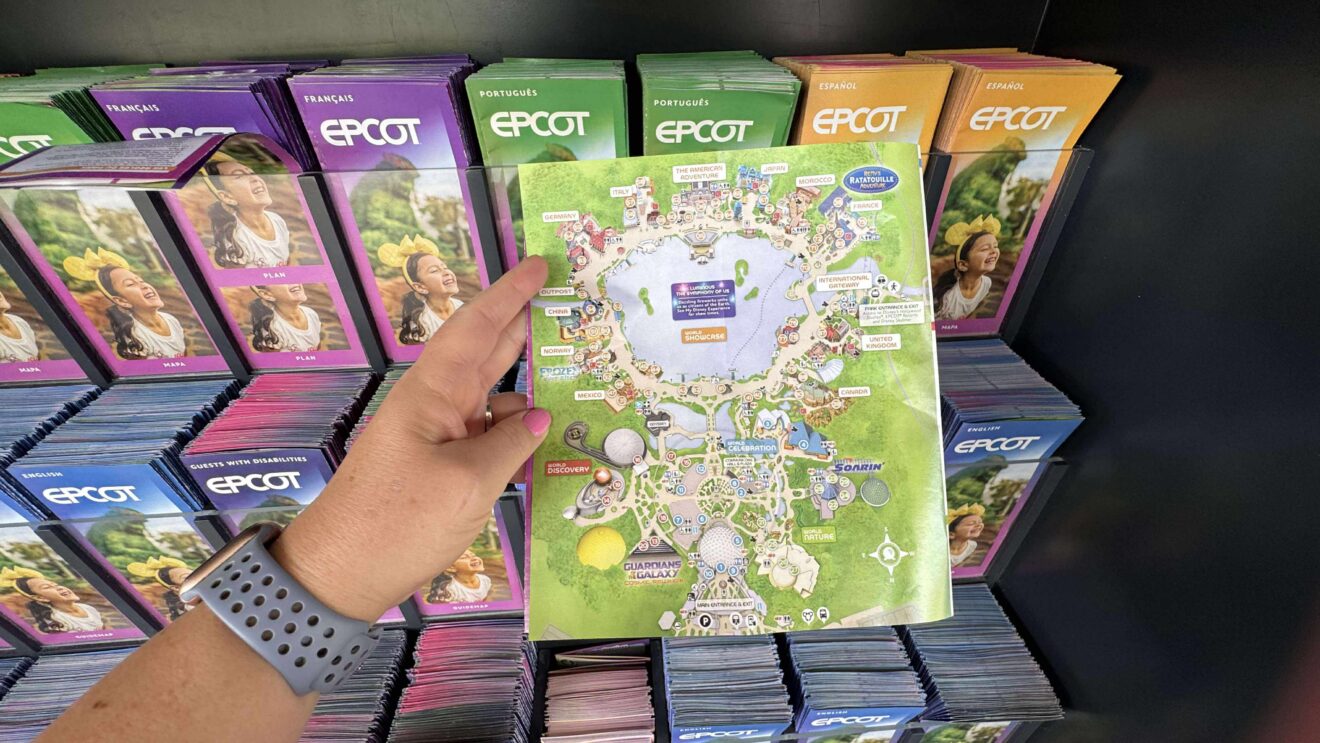 Updated EPCOT Guidemap Now Includes GEO-82 | Chip and Company