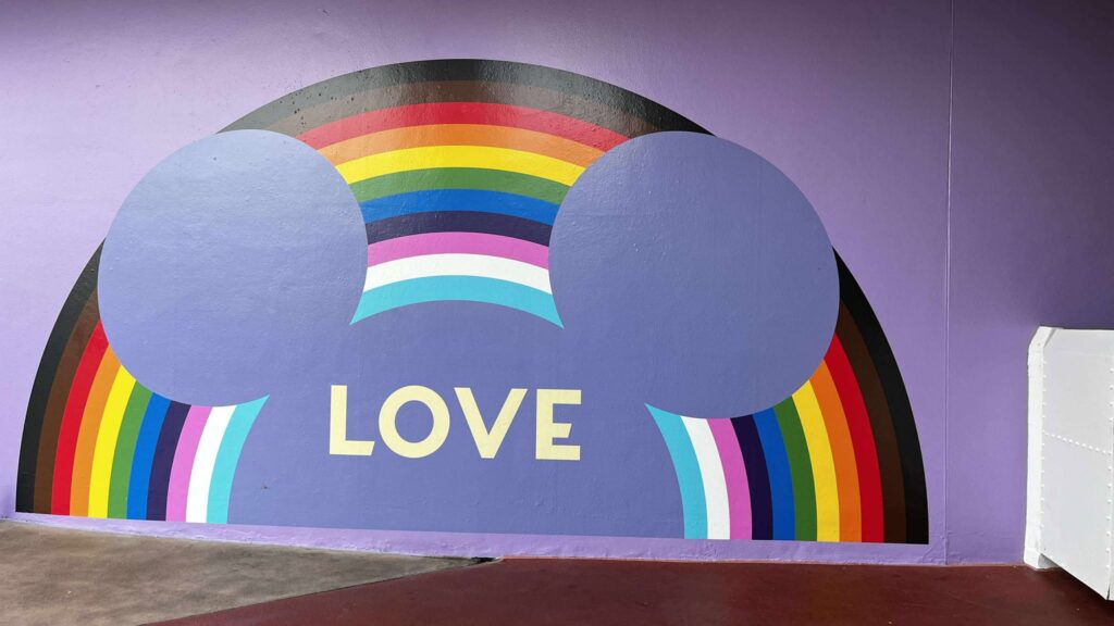 New Pride Mural Up Now in the Magic Kingdom | Chip and Company
