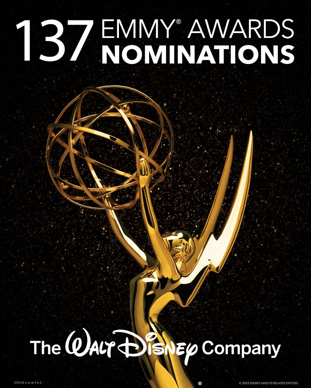 Walt Disney Company Earns 137 Emmy Award Nominations | Chip and Company