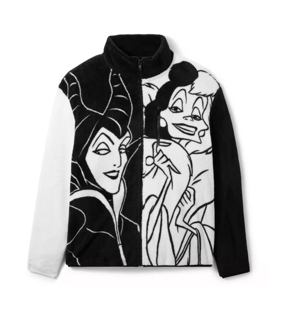 Stay Wickedly Warm: The Disney Villains Zip Fleece Jacket Has Arrived ...