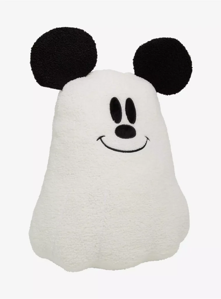 Get Spooky and Snuggly with the Mickey Mouse Ghost Furry Pillow! | Chip ...