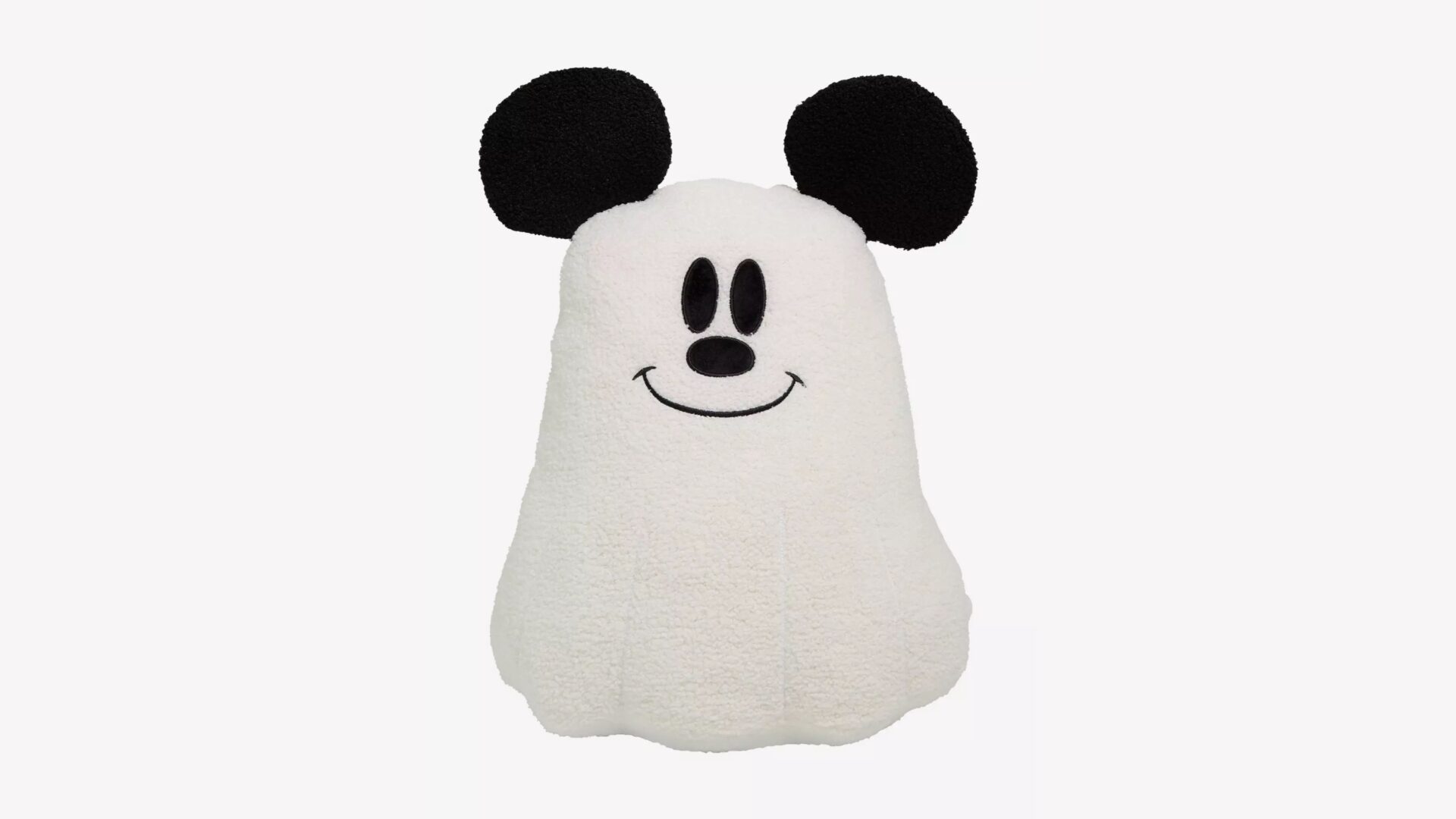 Get Spooky and Snuggly with the Mickey Mouse Ghost Furry Pillow! | Chip ...