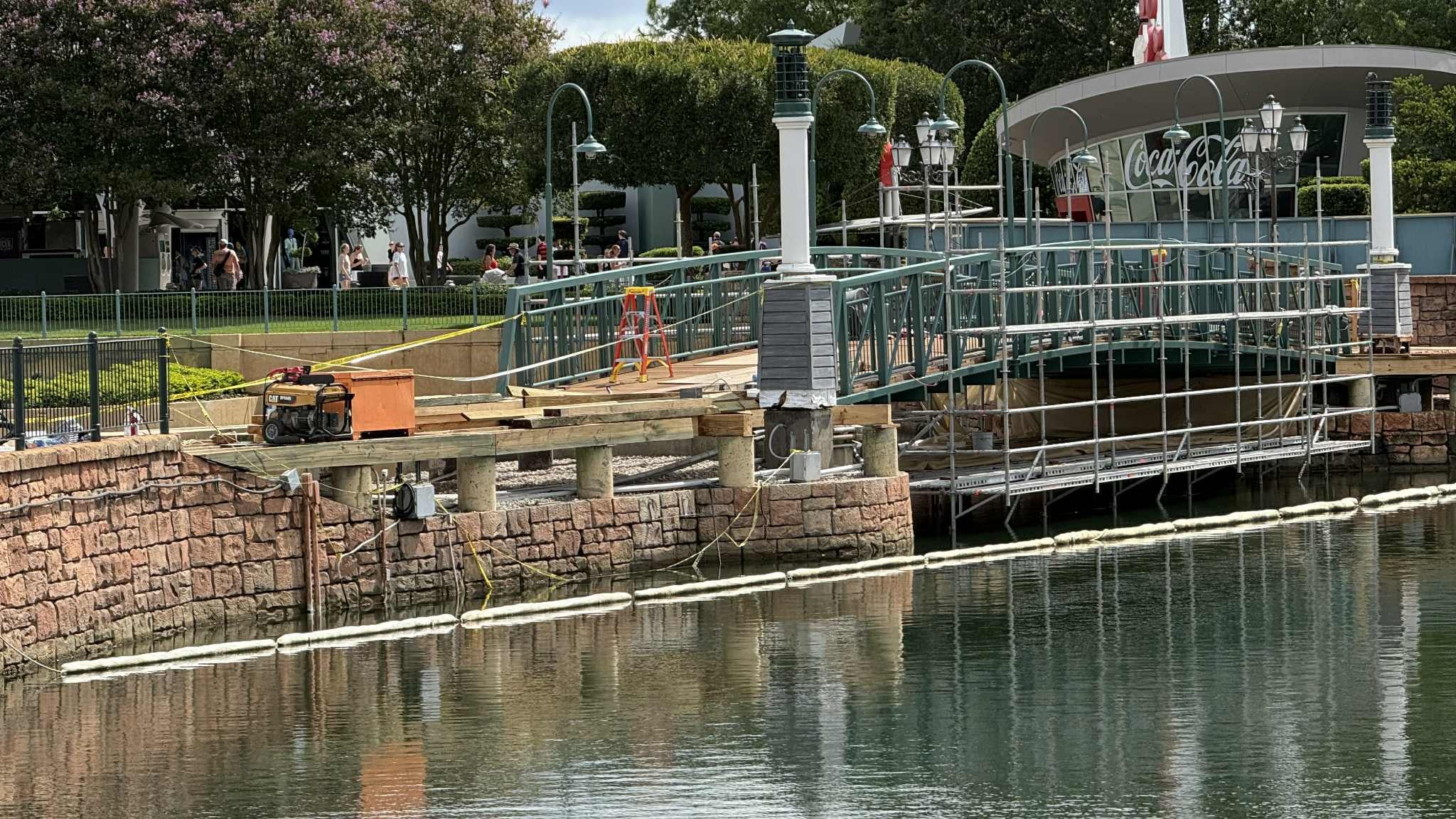 Universal Studios Florida Lagoon Bridge Refurbishment Underway | Chip ...