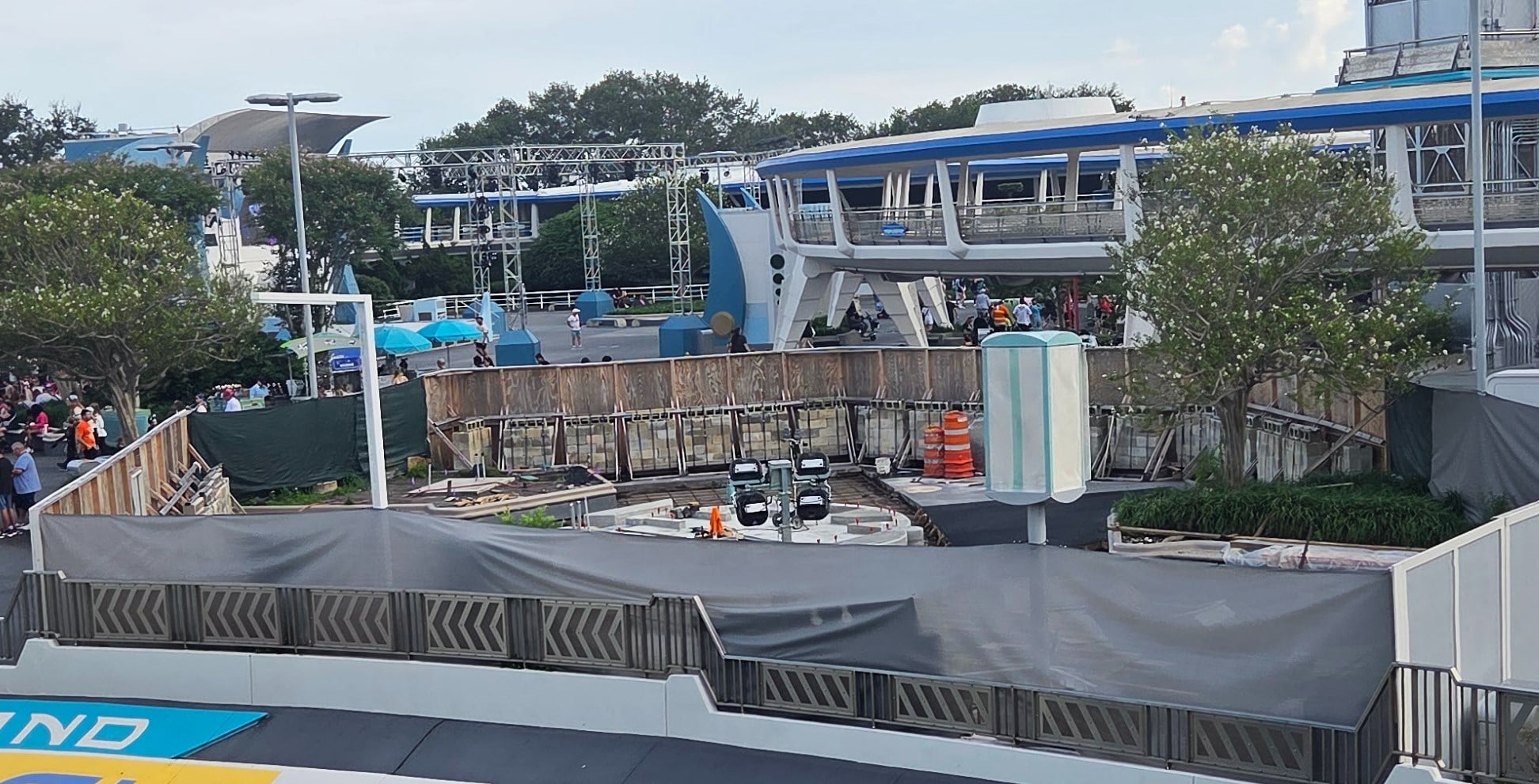 Foundation Work Underway for Former Cool Ship Site in Tomorrowland ...