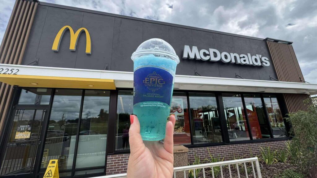 New Universal Epic Universe Frozen Drink Debuts at McDonald's | Chip ...