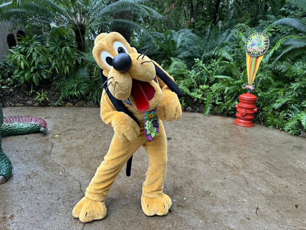 Disney Character Meet & Greet in Dinoland USA Moving in Animal Kingdom ...