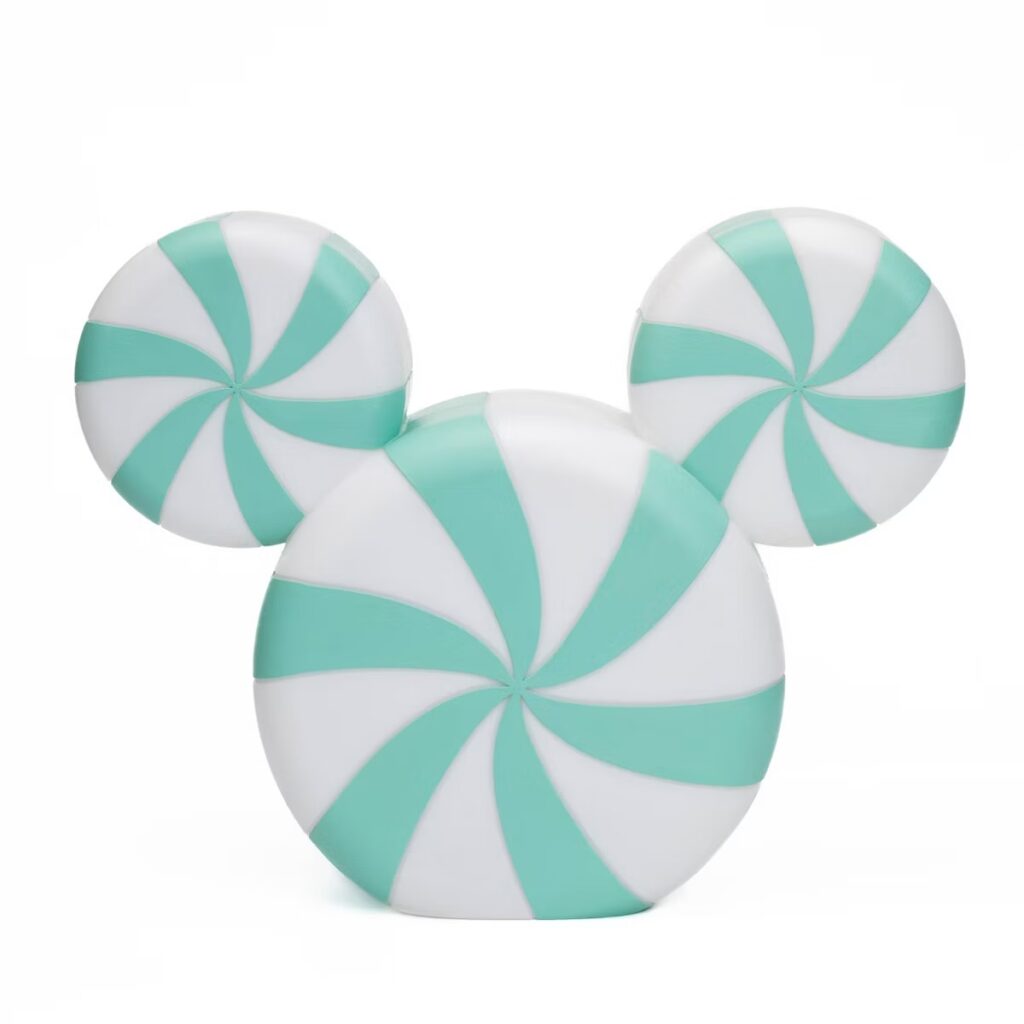 Sweeten Your Holiday Decor with The Mickey Mouse Peppermint Candy LED ...
