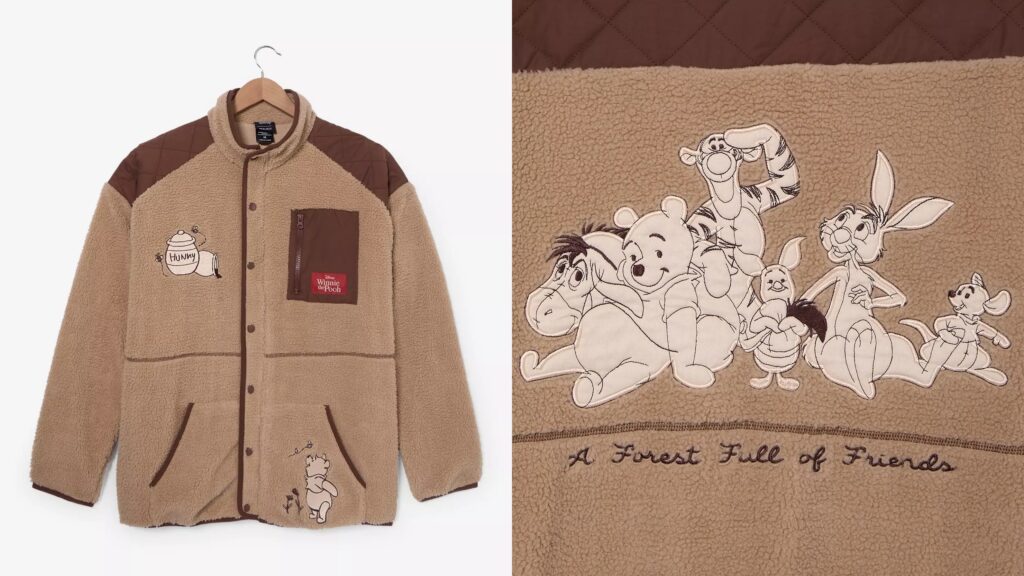 Stay Cozy with the New Winnie the Pooh Sherpa Jacket | Chip and Company