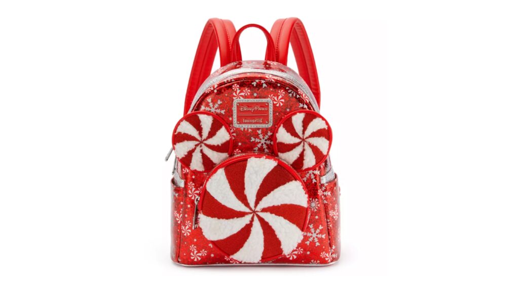 Get Your Mint On: The Loungefly Mickey Peppermint Swirl Mini Backpack ...