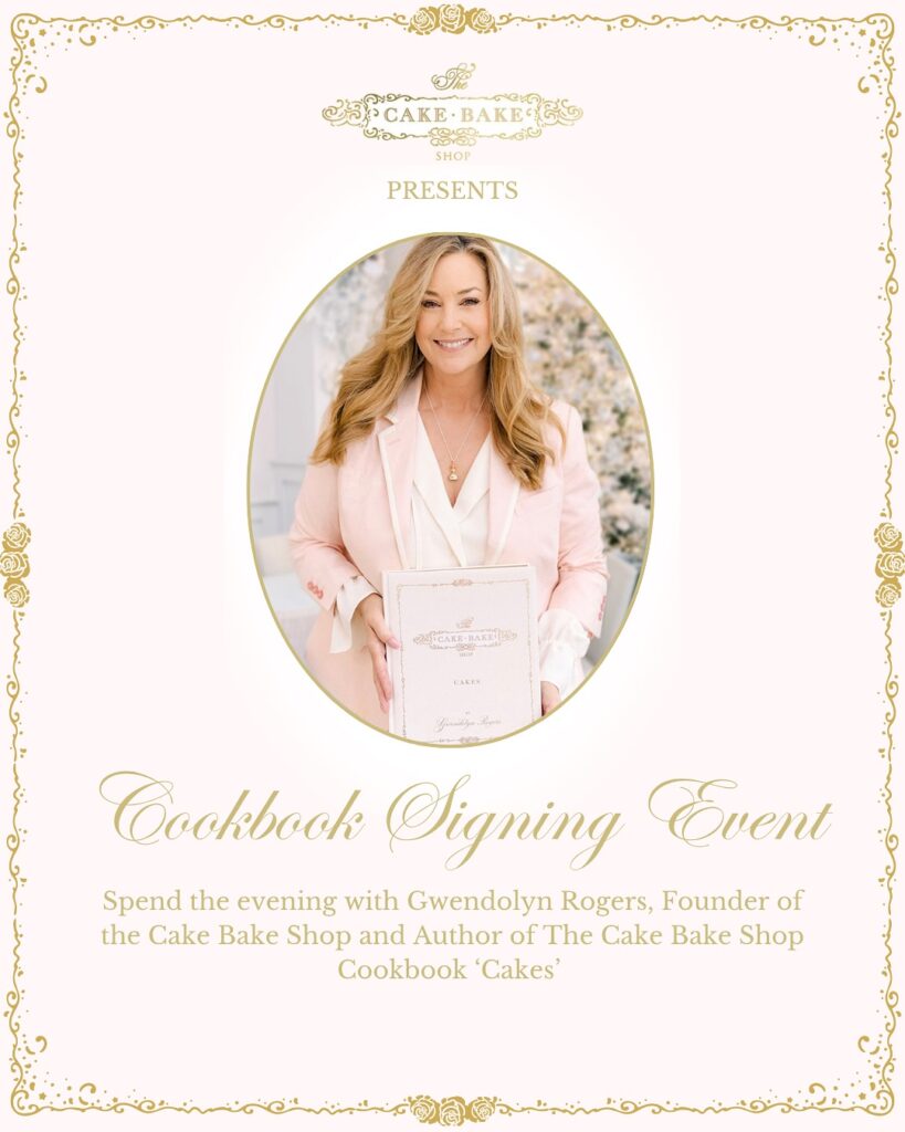 Gwendolyn Rogers Hosting $150 Cookbook Signing Event at The Cake Bake ...