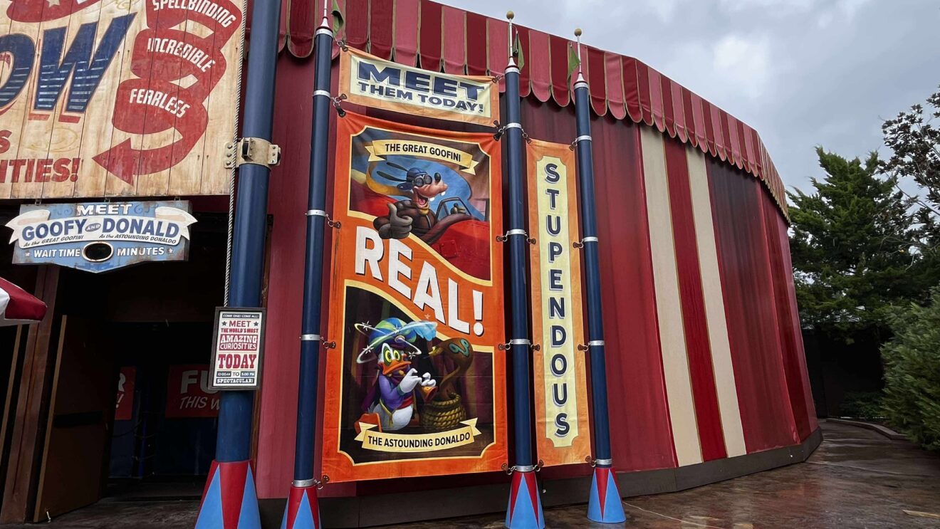 New Pete’s Silly Sideshow Banners Debut in the Magic Kingdom | Chip and ...